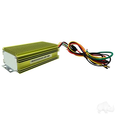 Voltage Reducer, 26V-60V to 12V, 20 Amp - Queen City Carts