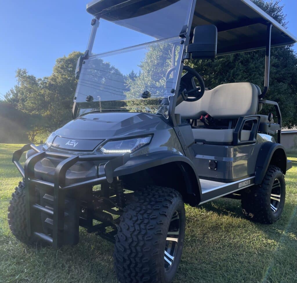 2022 Advanced EV Advent 4L – Metallic Charcoal Grey - Queen City Carts
